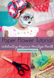 Paper Flower Tutorial - Day of the Dead Crafts